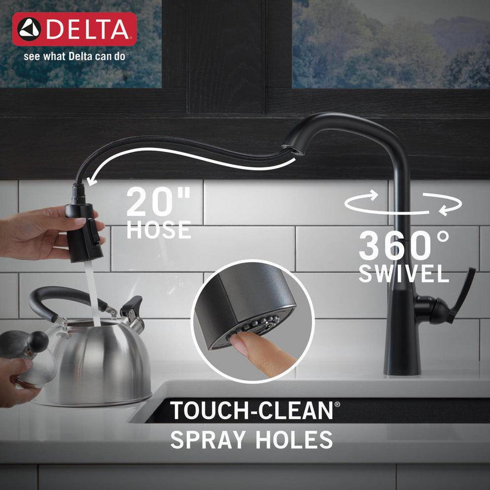 Delta Stryke Single Handle Pull Down Kitchen Faucet