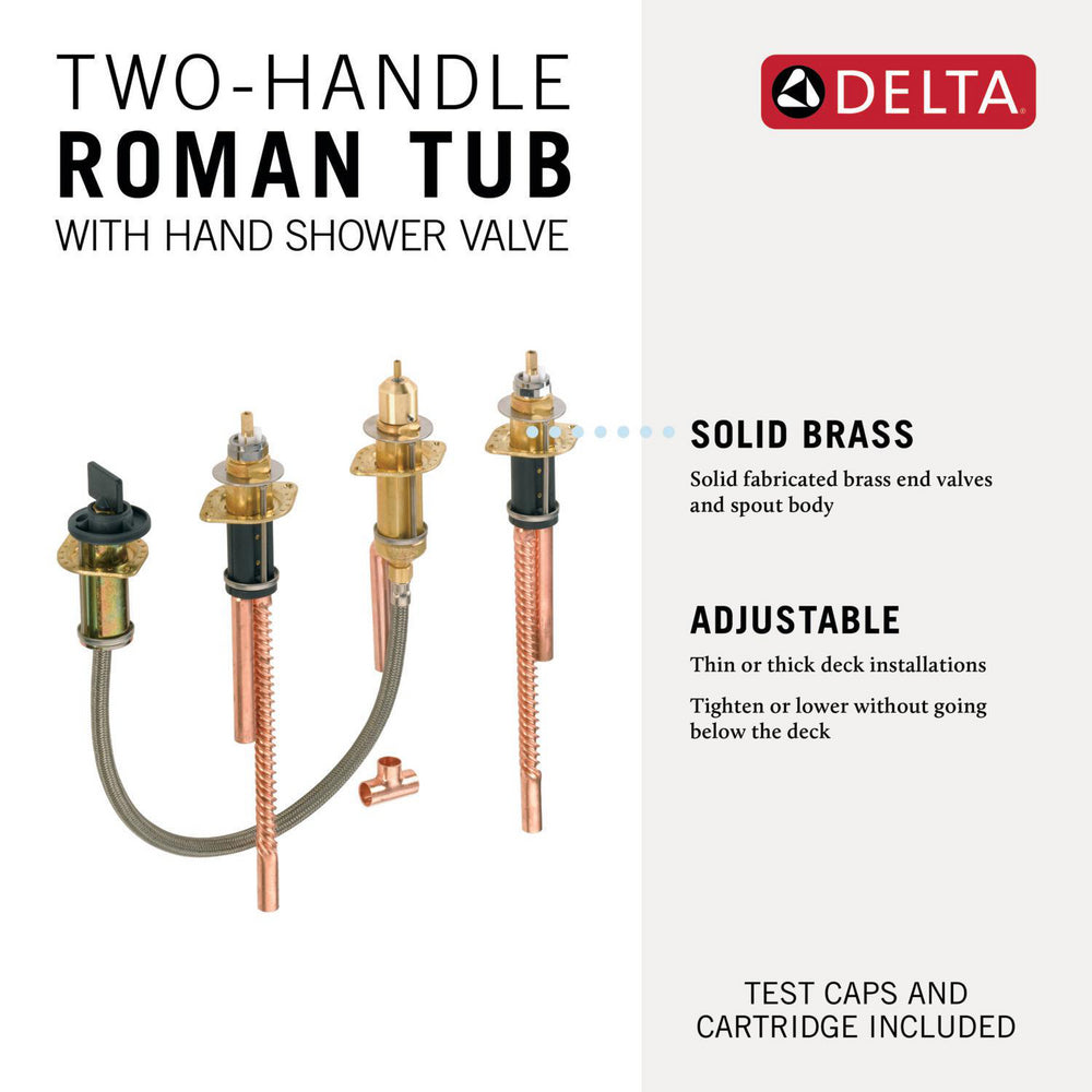 Delta Traditional Diverter Rt & Hs Rough-In Kit