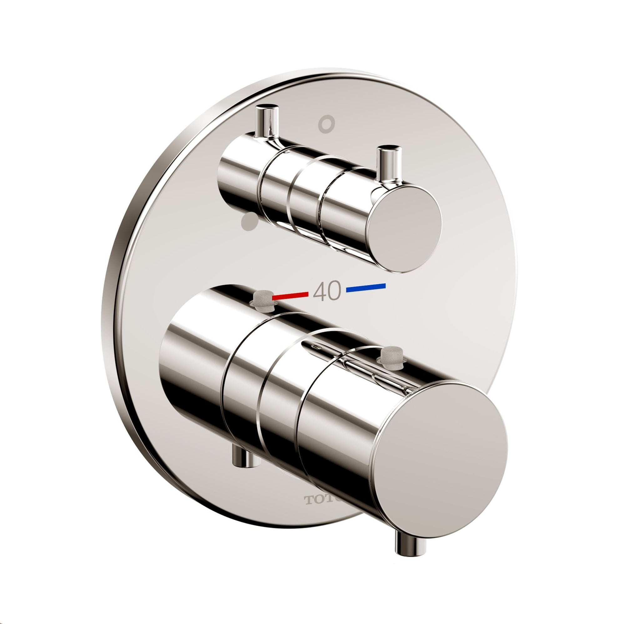 Toto Round Thermostatic Mixing Valve with Volume Control Shower Trim