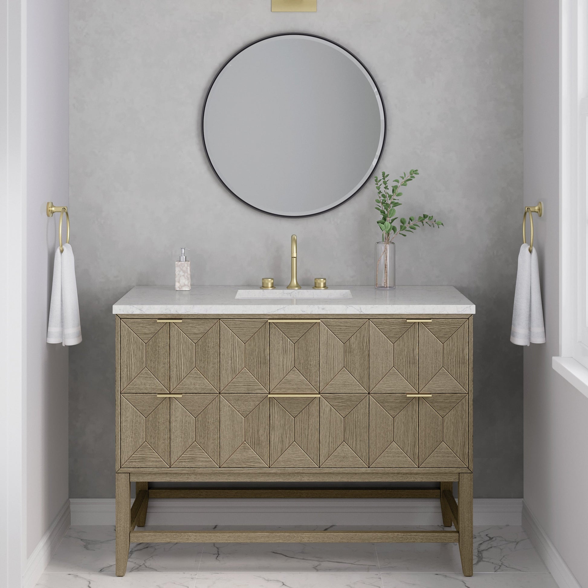James Martin Emmeline 48" Single Sink Vanity with FreePower Wireless C