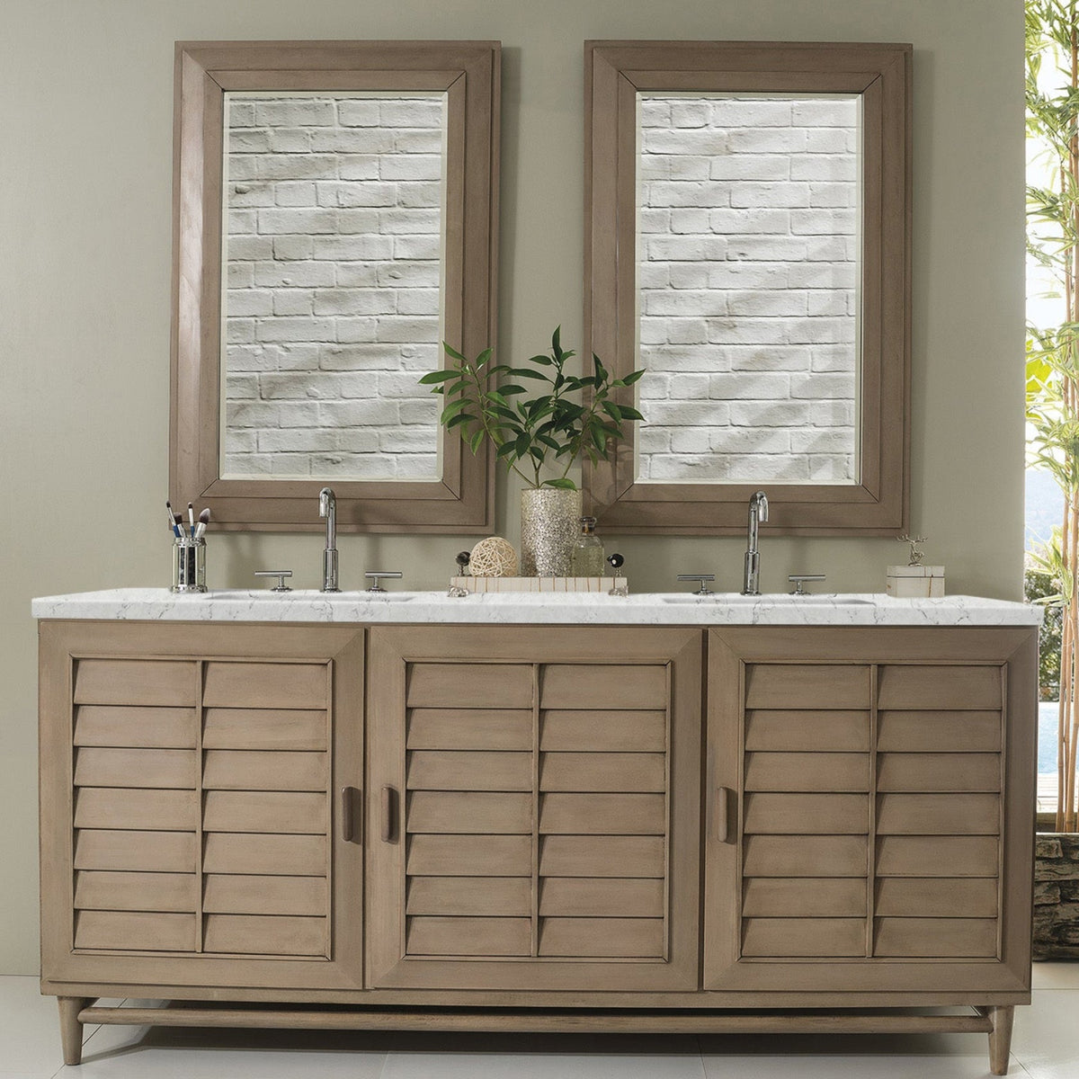 James Martin Portland 72" Single Sink Vanity with FreePower Wireless C
