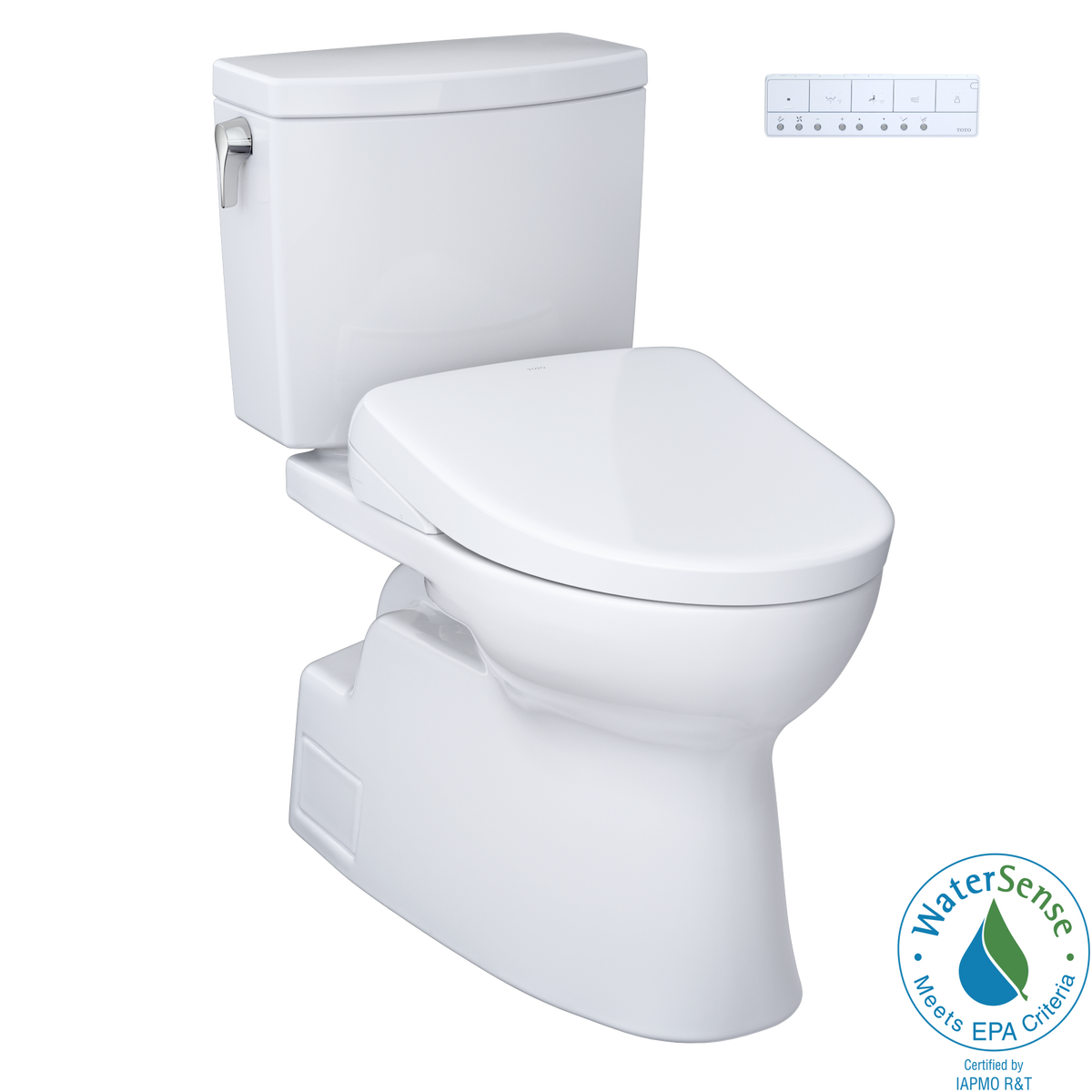 Toto Washlet+ Vespin II 1G Two Piece Elongated 1.0 GPF Toilet with Aut