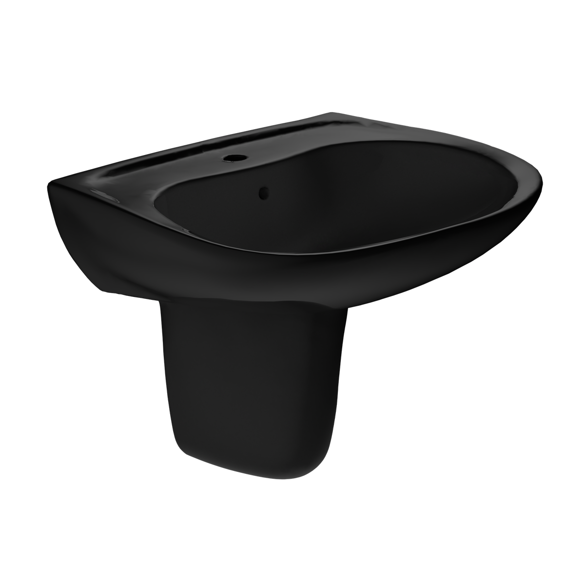 Toto Prominence Oval Wall Mount Bathroom Sink and Shroud For Single Ho