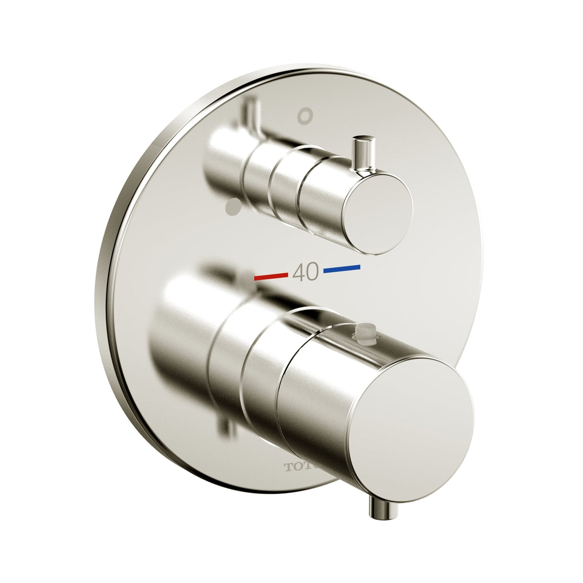 Toto Round Thermostatic Mixing Valve with Volume Control Shower Trim
